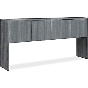 HON 10500 Stack-On Hutch for L-Station, Sterling Ash
