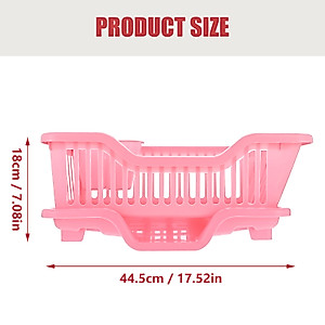 Cabilock Dish Drainer 1 Set Household Dish Draining Rack Kitchen Dish Basket Dish Drying Rack Dish Drying