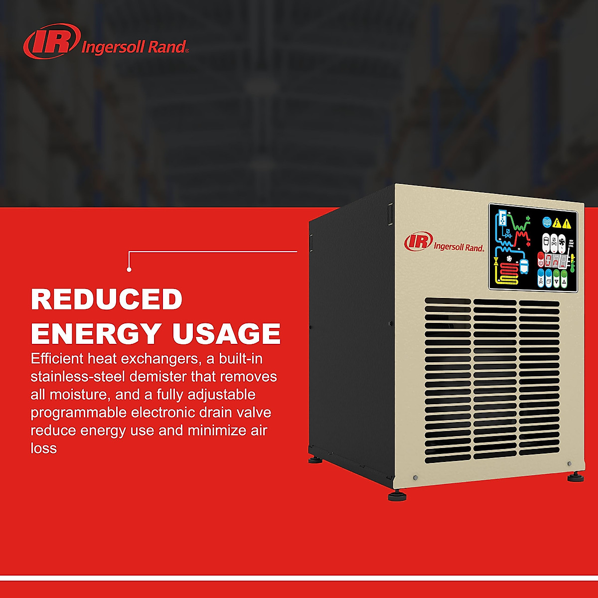 Ingersoll-Rand Compressed Air Dryer Refrigerated Type D12IN 7 Scfm 23231798