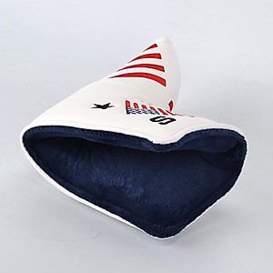 PLUSKER Golf Club Head Cover USA Flag and Eagle Pattern for Blade Putter Magnetic Closure Patriotic Headcover