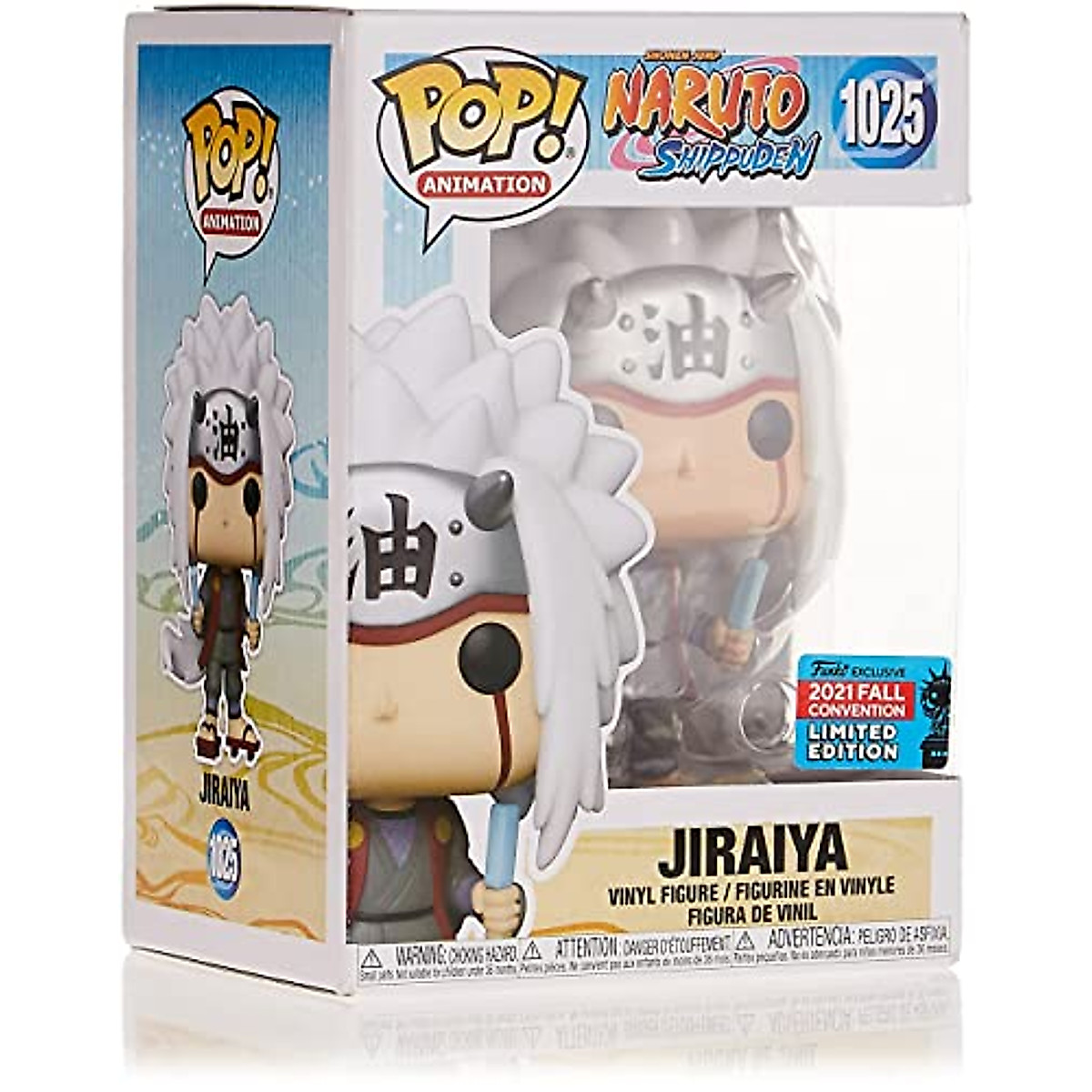 Funko Pop! Naruto Shippuden - Jiraiya with Popsicle, 2021 Fall Convention Exclusive Vinyl Figure #1025