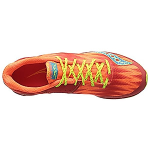 Saucony Women's Kilkenny XC5 Flat W, Vizi Orange/Citron, 9.5 M US