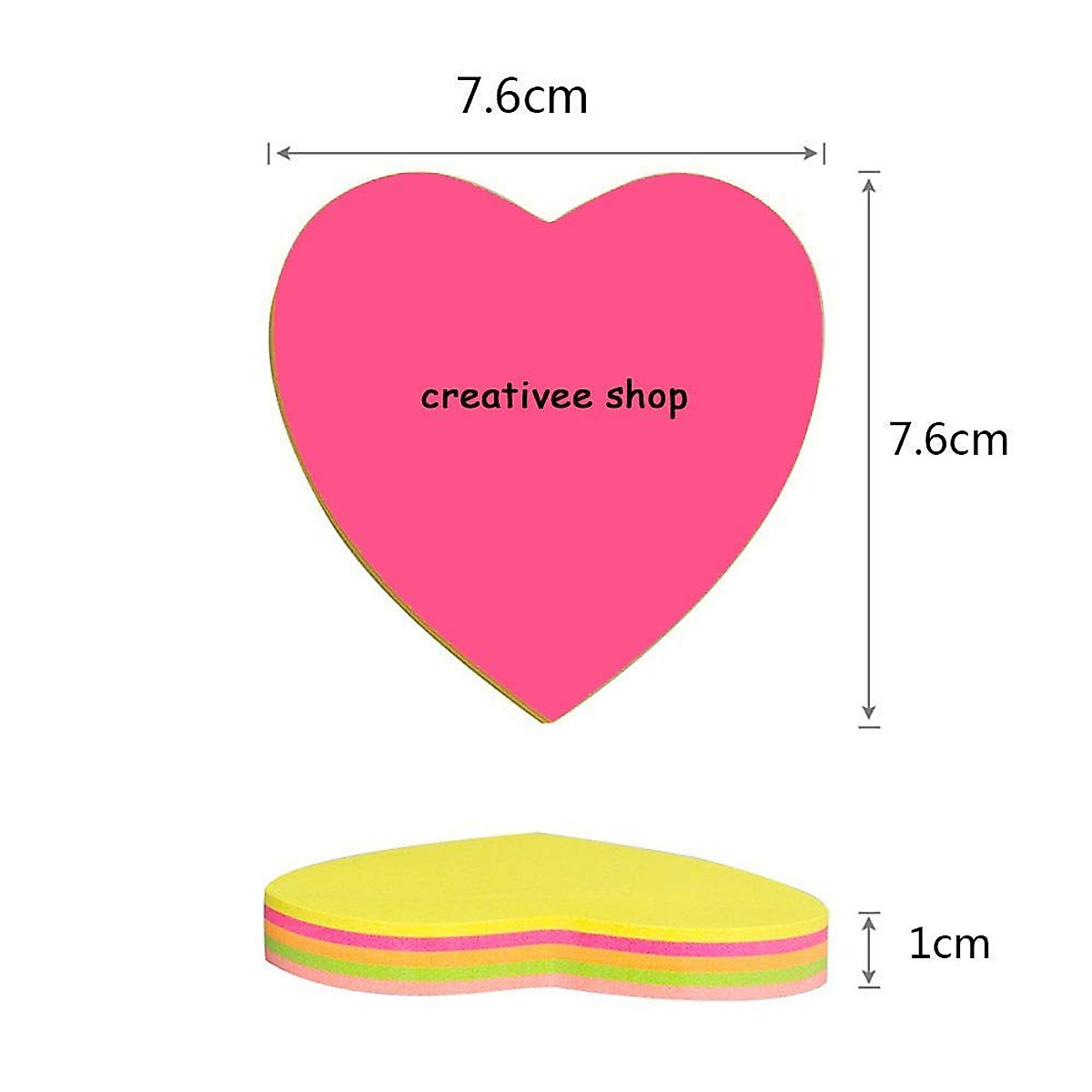 Sticky Notes, Self-Stick Removable Shaped Sticky Notes - 14 Pads - 100 Sheets 6 Pad Shaped Notes -20 Sheets 8 Pad Animal Notes(14 Pack)