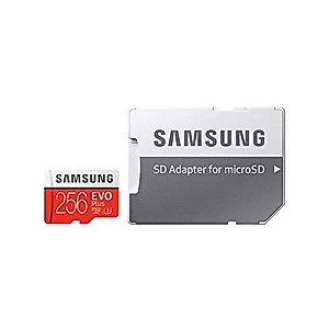 Samsung 256GB EVO Plus Class 10 UHS-I microSDXC U3 with Adapter (MB-MC256GA)