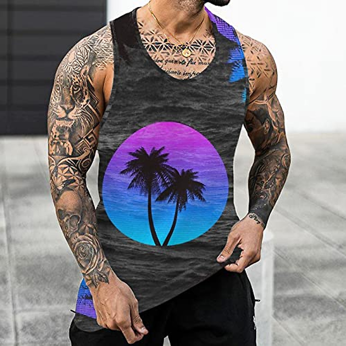bwdbhd Men's Stringer Tank Tops Quick Dry Mesh Sleevele Gym Workout Bodybuilding Fitness Muscle T Shirts Mens Tank Top Shirts +#zyoptiop#+8