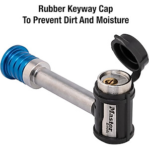 Master Lock 1480DAT Stainless Steel Receiver Lock for 5/8 in. Receiver Hole