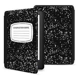 TNP Case for Kindle Paperwhite 10th Gen / 10 Generation 2018 Release - Slim Light Smart Cover Sleeve with Auto Sleep Wake Compatible with Amazon Kindle Paperwhite 2019 2020 Version (Composition Book)