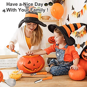 Pumpkin Carving Kit, Halloween Pumpkin Carver Tools, 9 PCS Stainless Steel Pumpkin Cutting Tools with Carrying Case for Kids, Halloween Decoration Jack-O-Lanterns