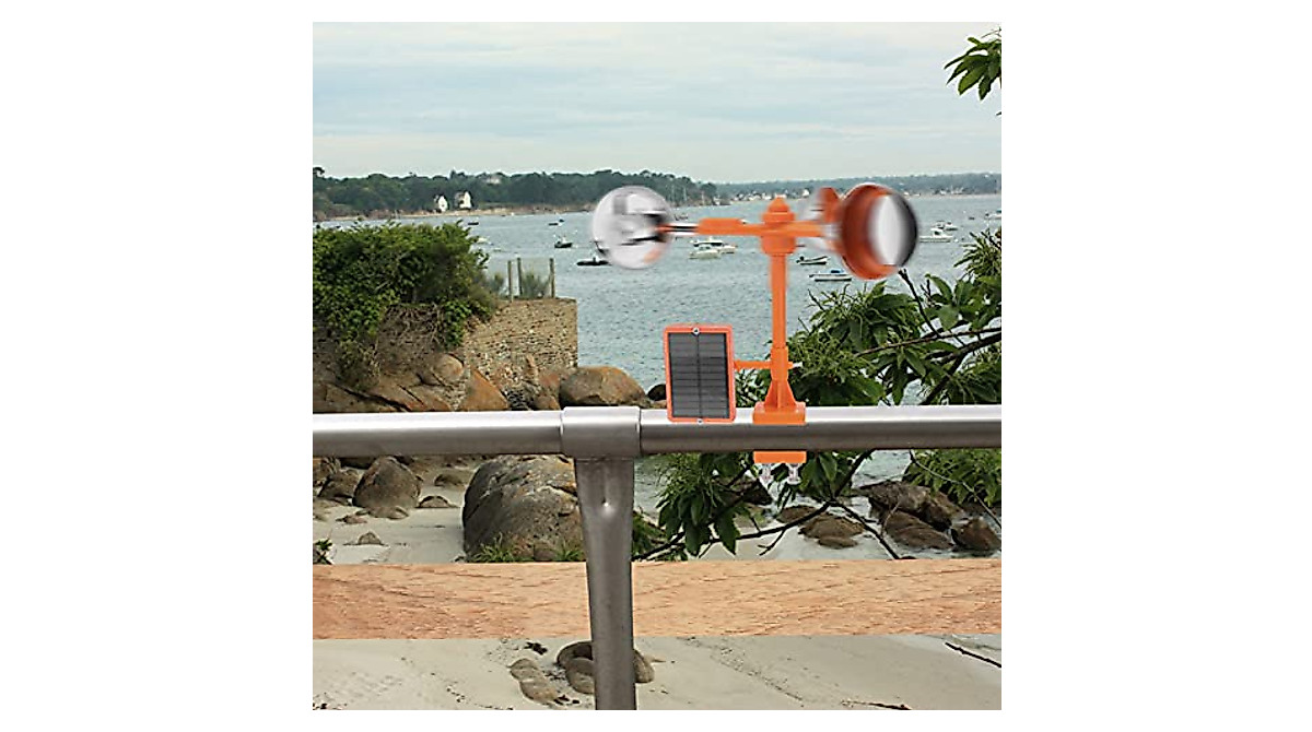 Yardwe Solar Bird Scarer - Solar-Powered Outdoor Bird Deterrent