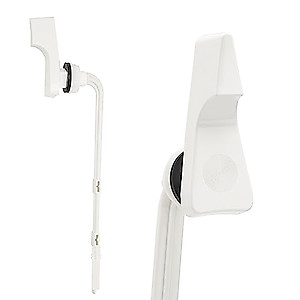 Qualihome Toilet Tank Flush Lever Replacement for American Standard (White, Straight Arm)