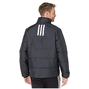 adidas Men's BSC 3-Stripes Insulated Outdoor Jacket, Black/Black, XX-Large