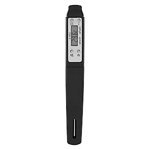Meat Thermometers Timers 1Pc Instant Reading Digital Food Thermometer Kitchen Cooking BBQ Meat Probe (Black)