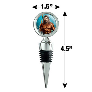 Aquaman Movie Jason Mamoa Full Costume Wine Bottle Stopper
