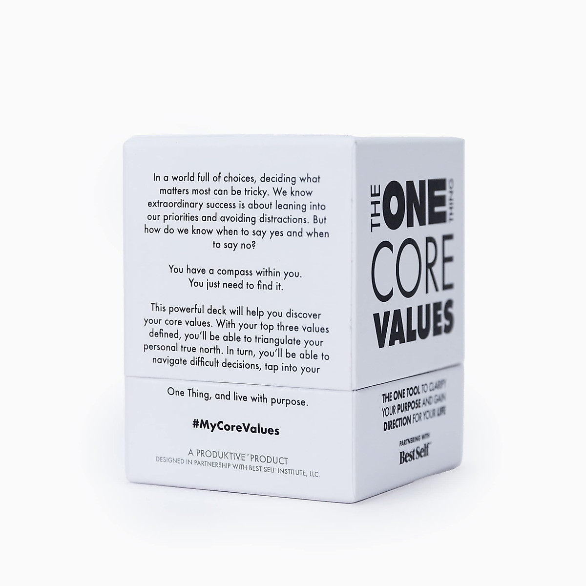 The ONE Thing A Powerful Self-Discovery and Personal Growth Tool Core Values Deck