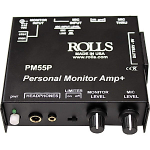 rolls PM55P Personal Monitor Amp Battery Opt
