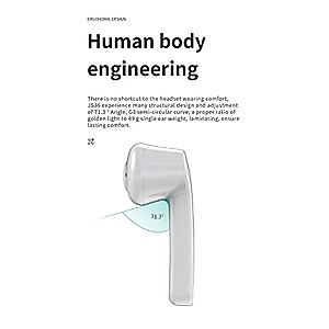 LSBDLLy Wireless Bluetooth Sports Earbuds Earphones, Bluetooth Earphones with Microphone, Suitable for Men and Women Running, Fitness, Work, Travel(Black)