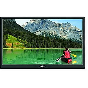 Jensen JE2421S 24" Smart Television, AC Power, White LED Illumination, High-Performance LCD Panel, Integrated HDTV(ATSC) Tuner, 1920 x 1080 Full HD Resolution, VESA 100mm x 100mm Mounting Pattern