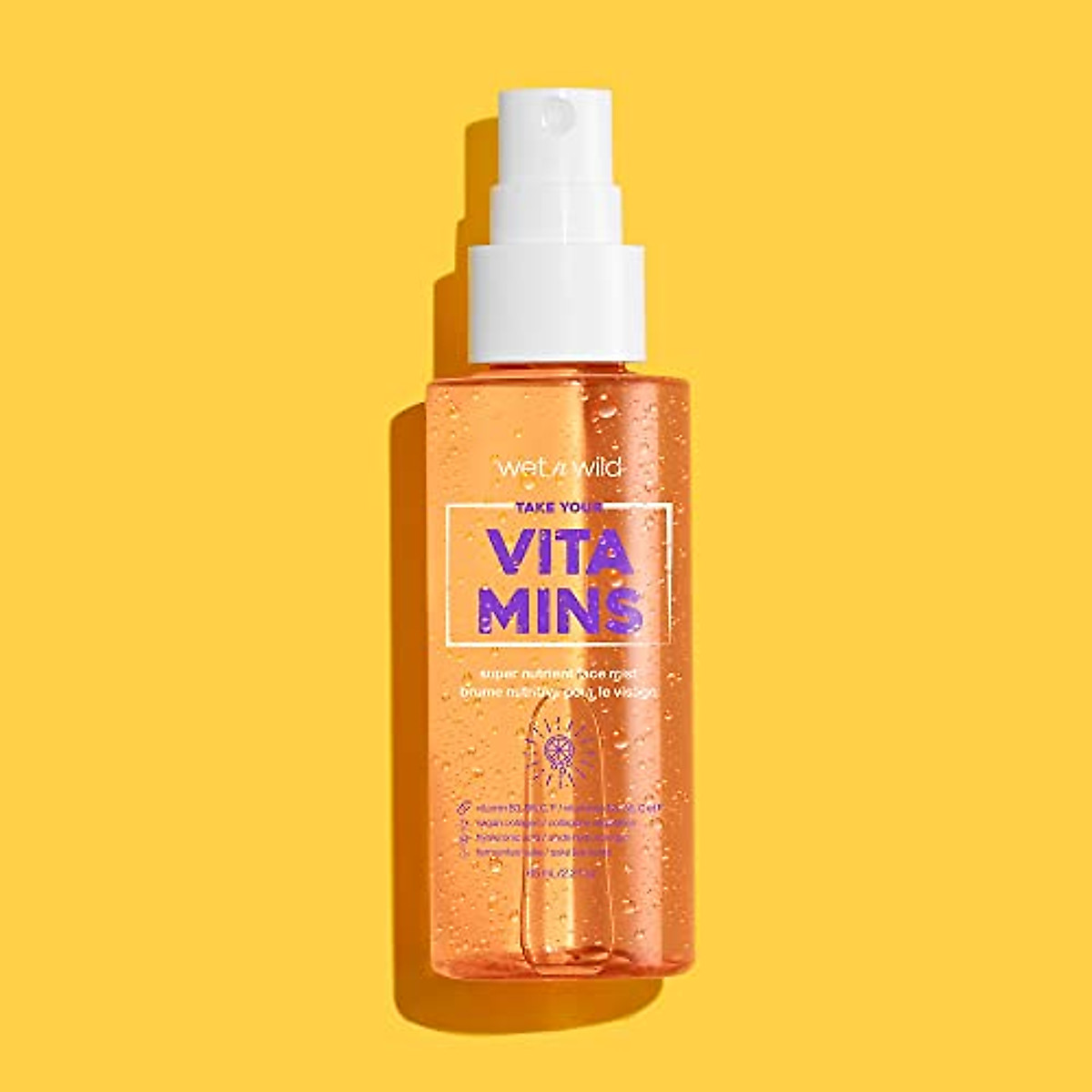Wet n Wild Take Your Vitamins Super Nutrient Face Mist Clear Take Your Vitamins 1114736