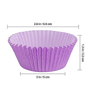 TRUSBER Baking Cups, 100 pieces Standard Size Paper Cupcake Liners Wrappers Nonstick Muffin Molds Baking Cup Holders for Wedding, Birthday, Baby Shower or Holiday Party