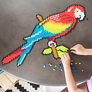 Fat Brain Toys Jixelz 700 Piece Set Roving Robots Pixelated Puzzle Art for Children, Suitable for Boys & Girls Aged 6 Years and Above