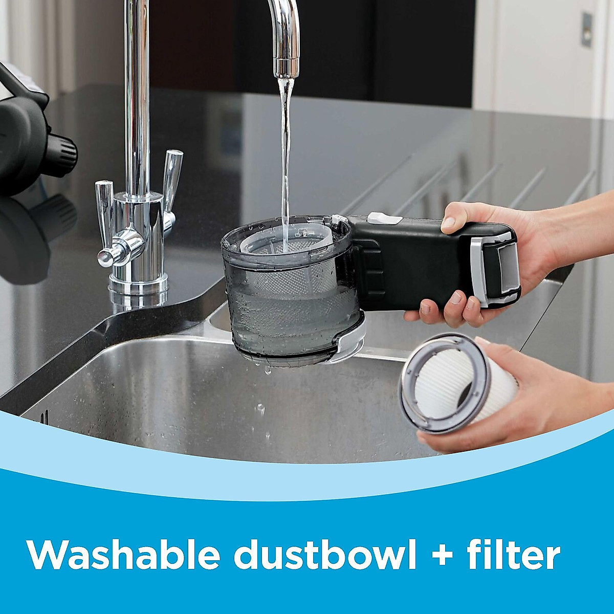 BLACK+DECKER 20V Max Handheld Vacuum, Cordless, Grey (BDH2000PL)