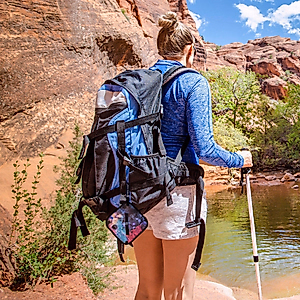 CIRCE CARE Pee Cloth:Silver Infused Pee rag for Women who Pee Outdoors, Reusable Absorbent Wipes, Eco alt. to Toilet Paper, Female Urination Solution for Camping, Hiking (2pc Combi- Galaxy+Fiesta)