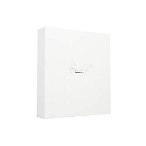 Pearhead Bridal Wedding Organizer, Wedding Planner Book, DIY Wedding Planner, Wedding Keepsake, Ivory Linen