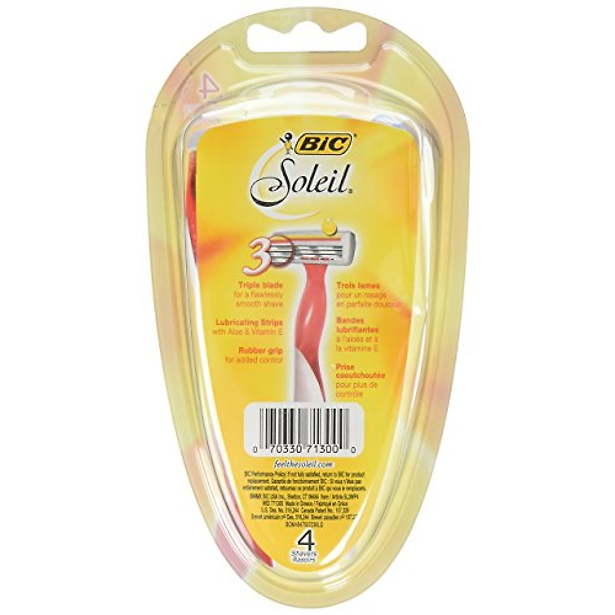 Bic Soleil for Women Sensitive Skin - 4 ct