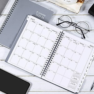 2023-2024 Planner - Weekly & Monthly Academic Planner 2023-2024, July 2023 - June 2024, 6.25" × 8.3", Tabs, Inner Pocket, Strong Twin-Wire Binding, Improving Your Time Management Skill