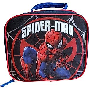 Spider-Man Insulated Lunch Bag (Navy Blue-Red)