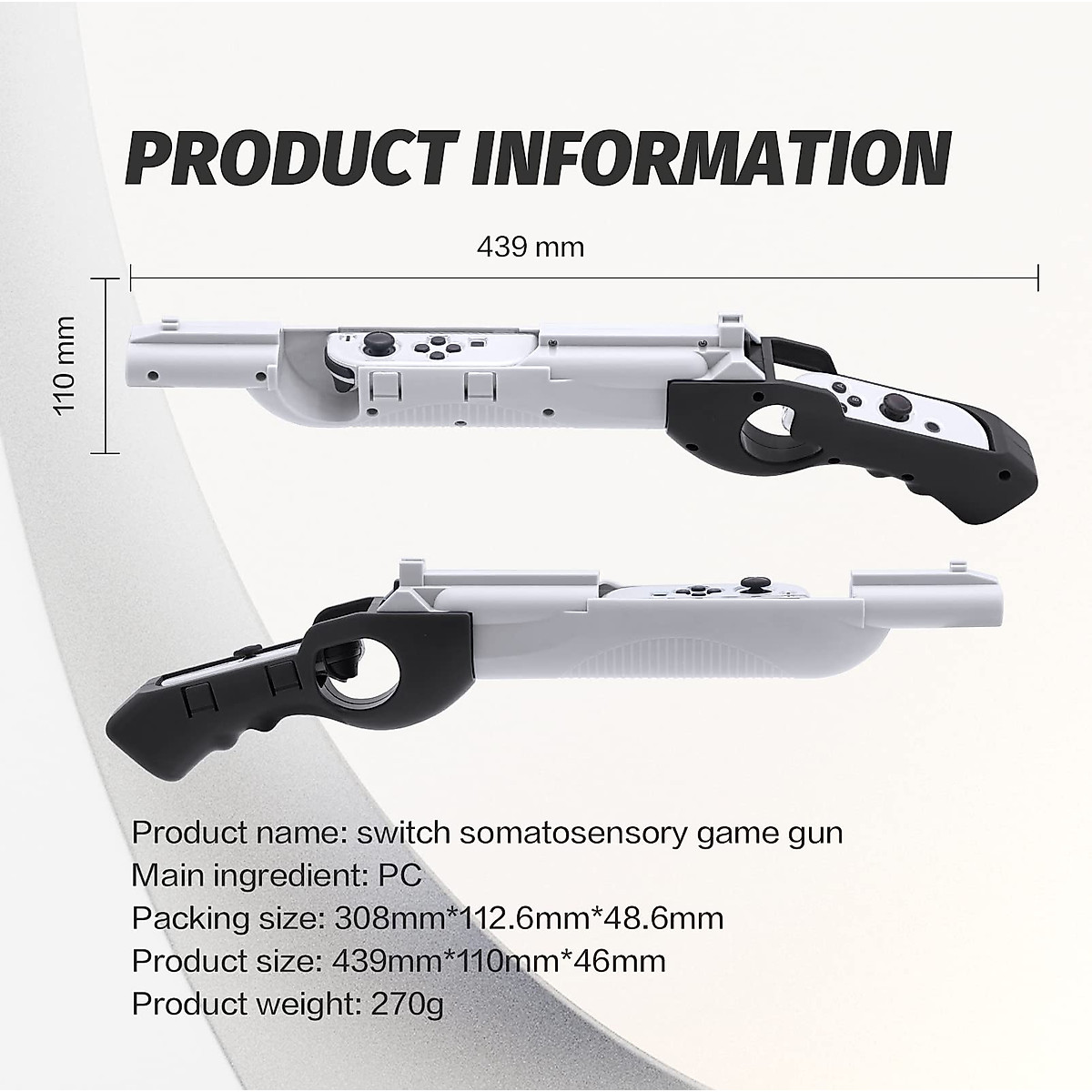 Nintendo Switch OLED Accessories, Nintendo Switch OLED Glitter Case and Nintendo Switch OLED Gun Controller