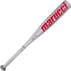 Marucci CAT7 Silver -10 USSSA Junior Big Barrel Baseball Bat, 2 3/4" Barrel, 27"/ 17 oz