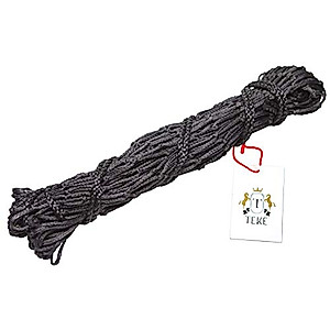 T TEKE Classic Slow hay Feeder hay nets, 40" Length with 2" Holes, Horse Supplies hay Bags for Horses, Goat Feed