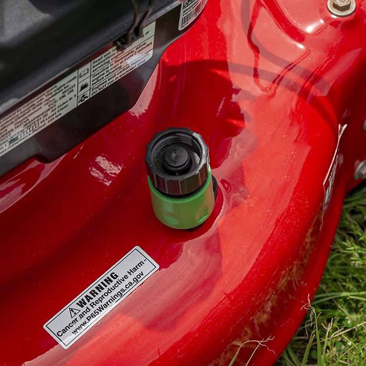 Aolamegs Quick Connect Riding Lawn Mower Deck Wash Kit,Deck Wash Adapter for Lawn Mowers and Tractors,Fits MTD, Troy-Bilt, Craftsman Lawn Mower Tractor(3+1)