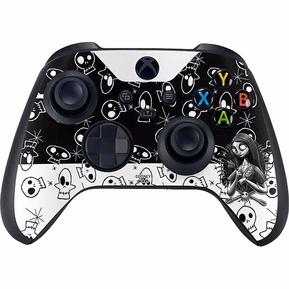 Skinit Decal Gaming Skin Compatible with Xbox Series X Controller - Officially Licensed Disney The Nightmare Before Christmas Sally Art Design