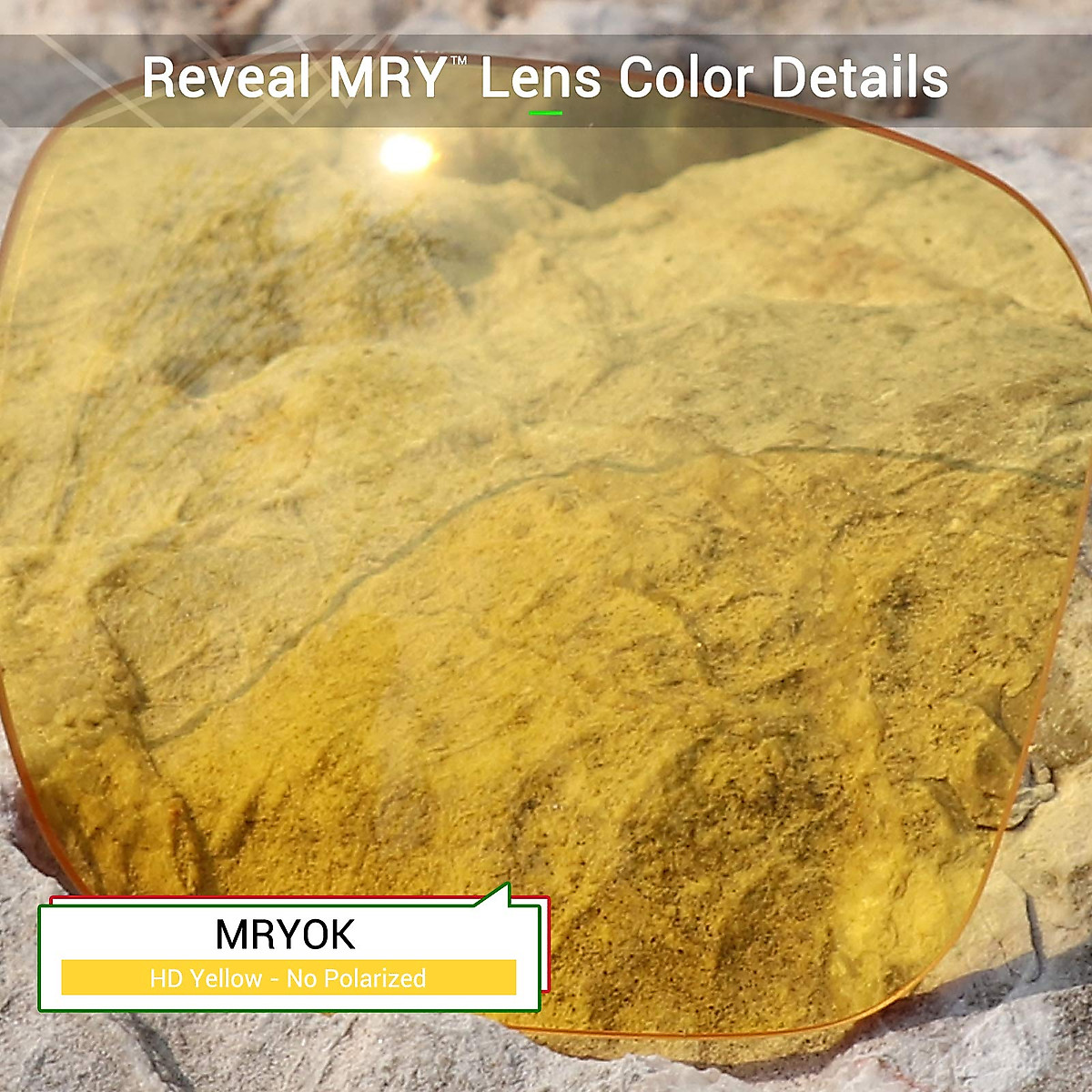 Mryok UV400 Replacement Lenses for Bose Tempo - HD Yellow