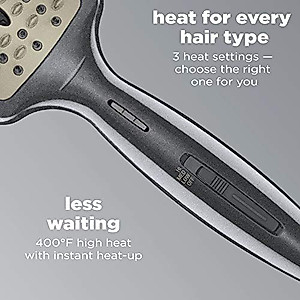 INFINITIPRO BY CONAIR Diamond-Infused Ceramic Hot Brush, Smoothing Hot Brush