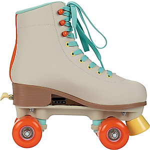 GEM QUAD ROLLER SKATES - CREAM, Size 7-10