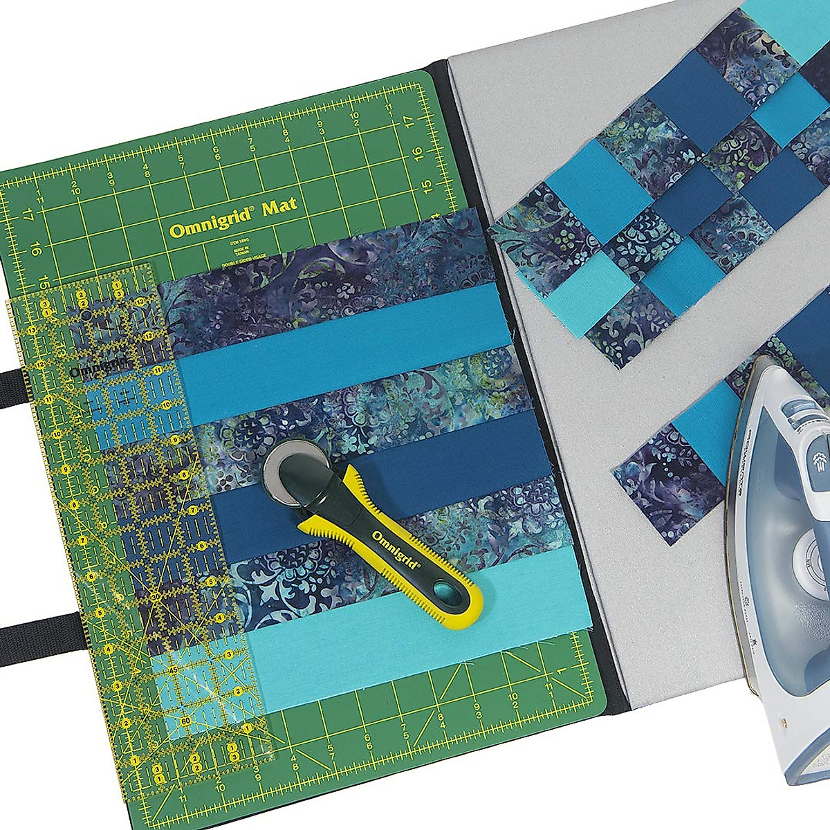 Omnigrid Fold-Away Cutting & Pressing Station, Black