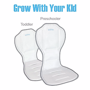 Solfres Hydro Gel Car Seat Cooler Mat for Baby. No Refrigeration Needed. Carseat and Stroller Cooling Pad Cushion Liner with Breathable 3D Mesh Anti-Slip Back. for Kids Toddlers 12-48 Months