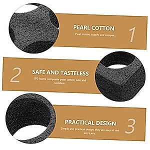 ULTECHNOVO 2pcs Milk Tea Cup Holder Foam Take Out Cup Holder Water Bottle Carrier Tray Bottle Packing Trays Cold Drinks Tray Disposable Coffee Tray Cup Carrier Epe Water Cup Storage Rack