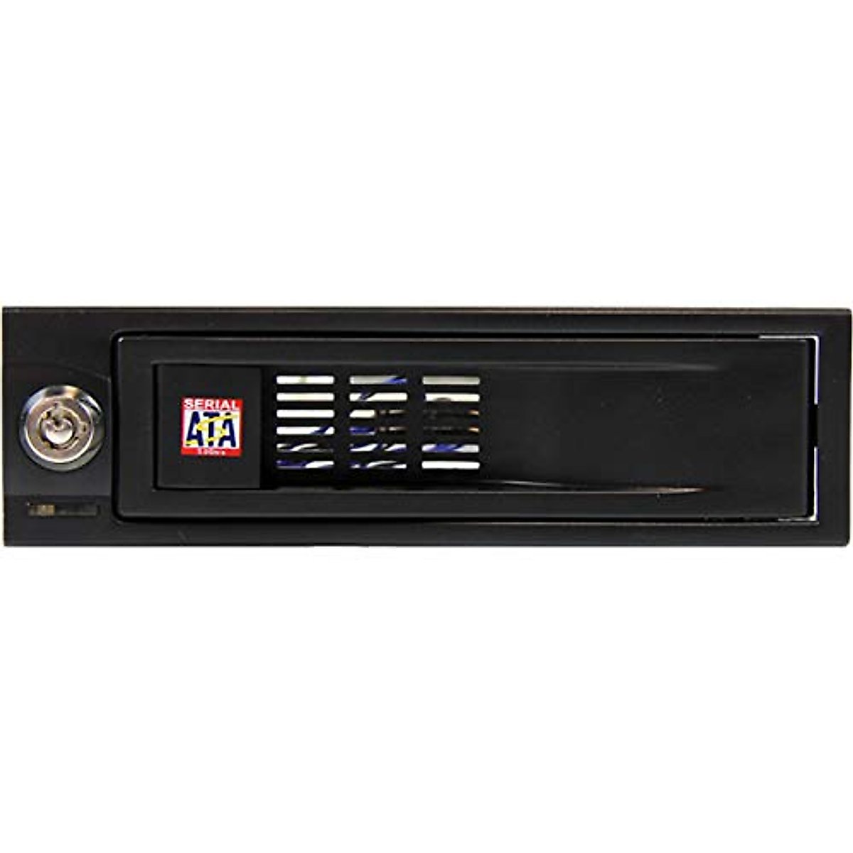 StarTech.com 5.25in Trayless Hot Swap Mobile Rack for 3.5in Hard Drive - Internal SATA Backplane Enclosure - Lockable drive bay , TAA (HSB100SATBK)