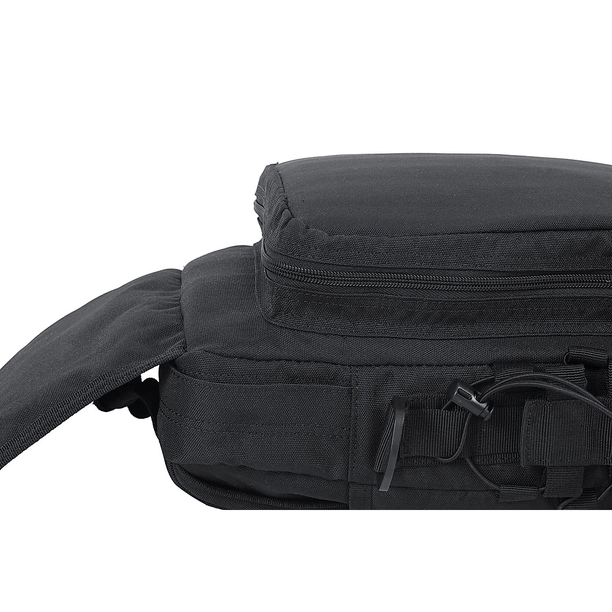 Seibertron Waterproof Molle Tactical 15.6"(inch) Laptop Sling Bag Backpack Black