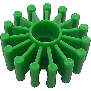 Mandarin Bird Toys by M&M 1000 Foot Gear Pk6 - Brightly Colored Durable Plastic Foot Toy Pieces, Lots of Smooth Gear Spokes, Interlocks on Side and Center, Great for Small to Medium Size Pet Birds