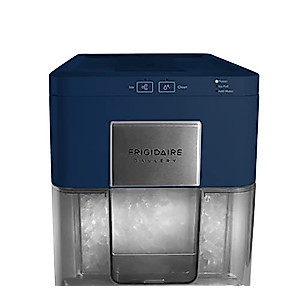 FRIGIDAIRE Gallery EFIC255 Countertop Crunchy Chewable Nugget Ice Maker, 44lbs per Day, Auto Self Cleaning, 2.0 Gen, Navy