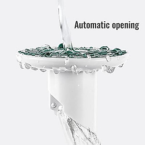 Guojiang Bathroom Floor Drain Cover Suction Drain Stopper Kitchen Sink Stopper Deodorant Sealing Plug Hair Stopper for Shower Drain Bathtub, White