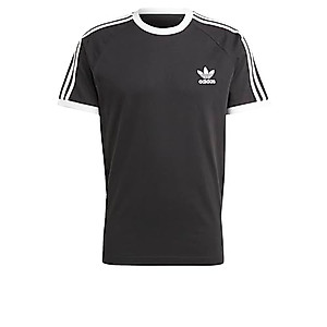 adidas Originals Men's Adicolor Classics 3-Stripes T-Shirt, Black, X-Large