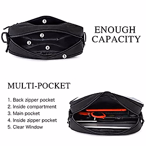 STEAMEDBUN Ita Bag Crossbody with Insert Pin Display Bag for Anime Cosplay