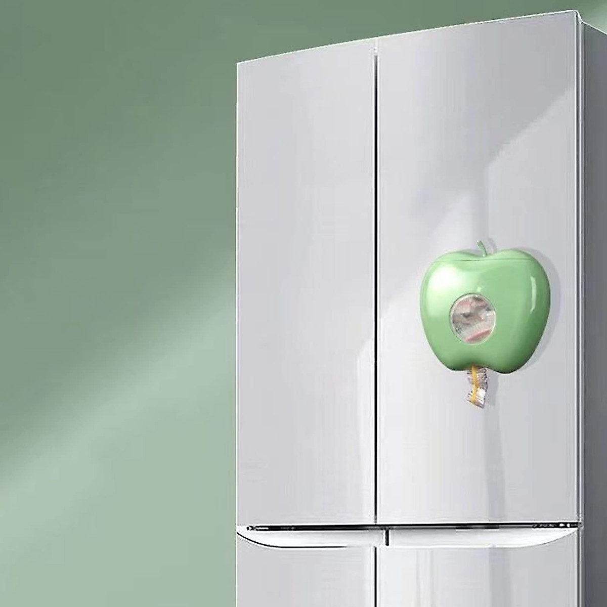 Plastic Wrap Storage Box, Cling Film Cover Cling Bag Organizer Cling Film Sleeve Storage Box, Fresh Keeping Bag Storage Box, Multi-Functional Preservation Box, Plastic Wrap Holder for Refrigerator Ap