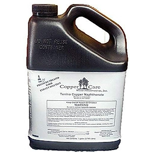 Tenino Copper Naphthenate 17% (2% as Metal) Double Strength - Highest Concentration Allowed - 1 Gallon - Wood Preservative